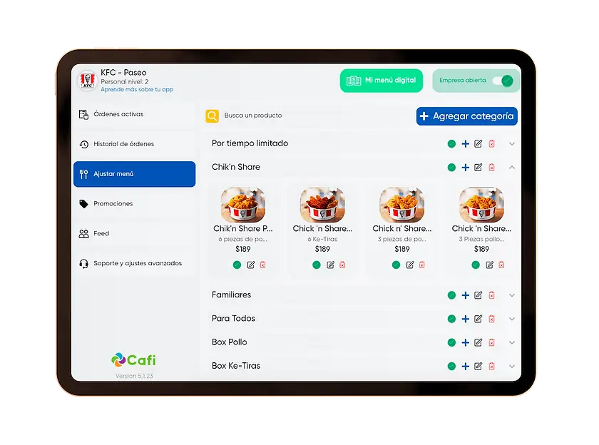 White Label Super App and Ordering Delivery System | Cafi